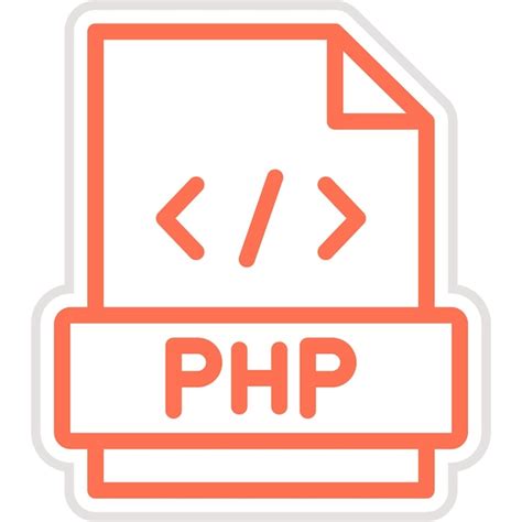 Premium Vector Php Vector Icon Design Illustration