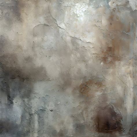 Abstract Concrete Texture With Old Fashioned Frame And Grainy Noise