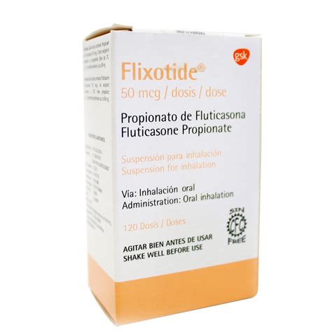 Flixotide 50 Mcg Inhalador X 120 Dosis