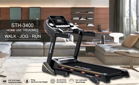 Sth 3400 Foldable Sturdy Treadmill With Shock Absorption