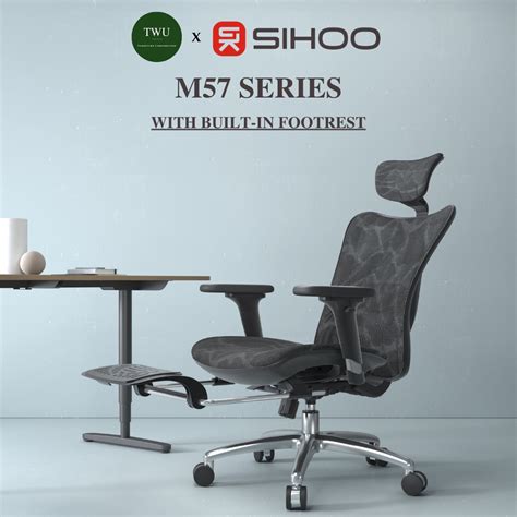 Sihoo M57 with Built-in Footrest Ergonomic Office and Gaming Chair 2 ...
