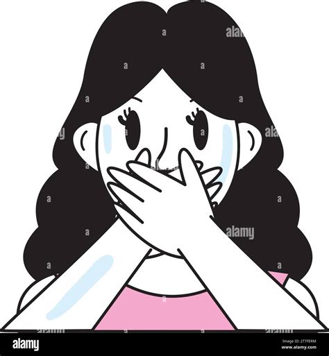 Tourette Syndrome Female Character Stock Vector Image And Art Alamy