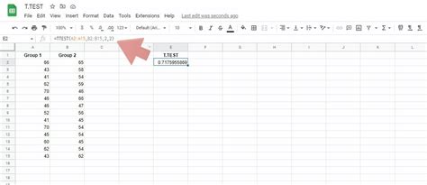 How To Do A T Test In Google Sheets Simple Guide SSP