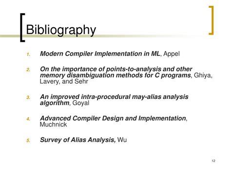 Ppt May Alias Analysis For L3 Powerpoint Presentation Free Download