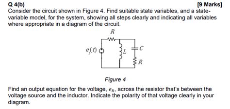 Solved Consider The Circuit Shown In Figure 4 Find Suitable