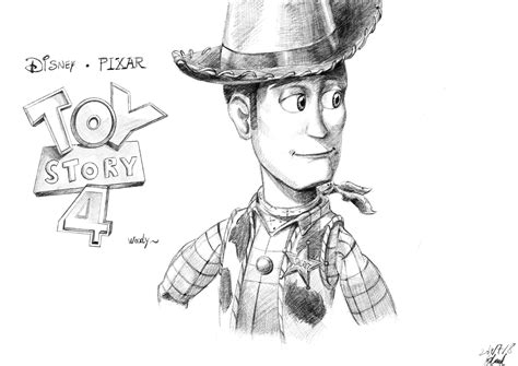 Como Dibujar A Woody Toy Story How To Draw And Colour Toy Story Easy