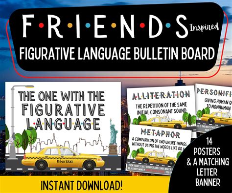 Figurative Language Bulletin Board English Language Arts Etsy Uk