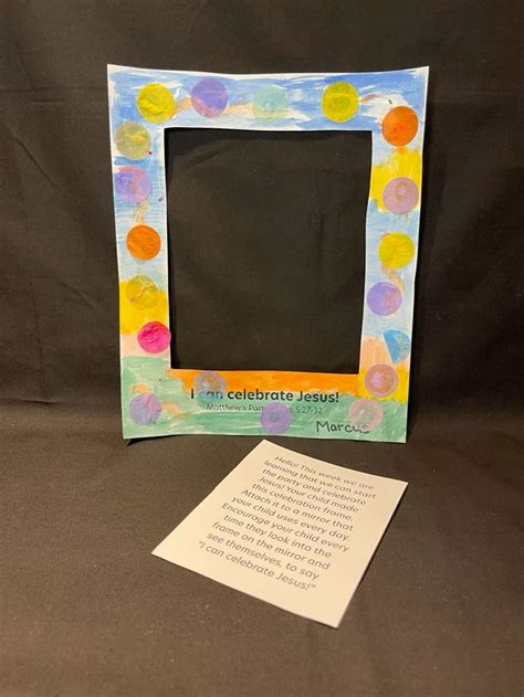 Sample For VBS S S Crafts Day Celebration Mirror Frame Vbs Crafts Start The