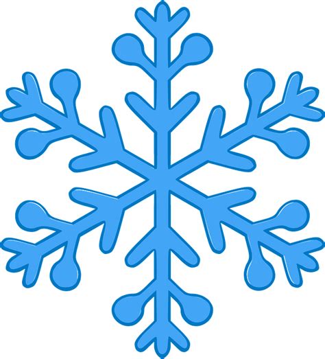 Simple Snowflake Clipart Png Free Download