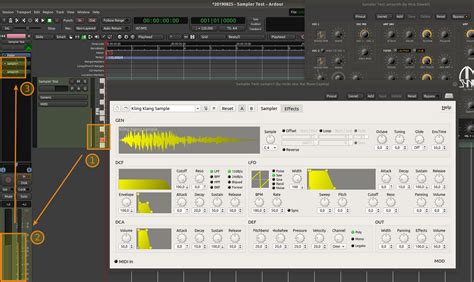 1804 Sampler Samplv1 Remains Silent Lv2 Plugin With Ardour 5 Ask