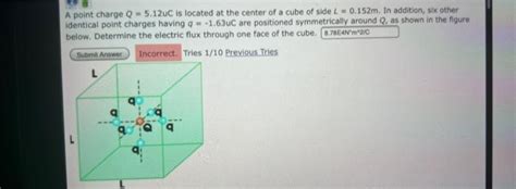 Solved A Point Charge Q Uc Is Located At The Center Of A Chegg