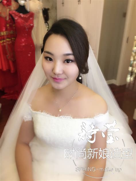 简约新娘造型 来自诗莹时尚新娘造型客照案例 婚礼精选