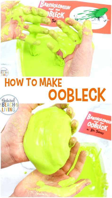 How To Make Oobleck The Best Dr Seuss Science Activities Artofit