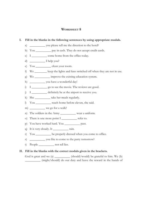 614414 Modals Grade 5 Worksheet 1 Deathsinger