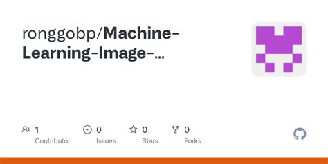 Github Ronggobp Machine Learning Image Classification
