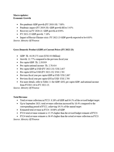 Macro Data For Talking Points 22nd Feb Zia Comment Pdf Gross Domestic Product Money