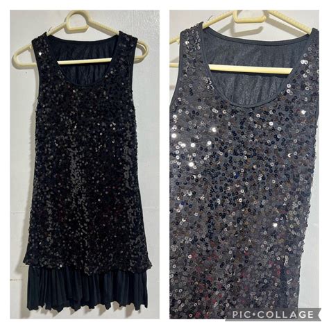 Black Sequence Dress On Carousell