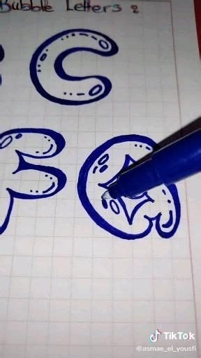 Easy How To Draw Bubble Letters Tutorial And Bubble Letters Coloring Page Artofit