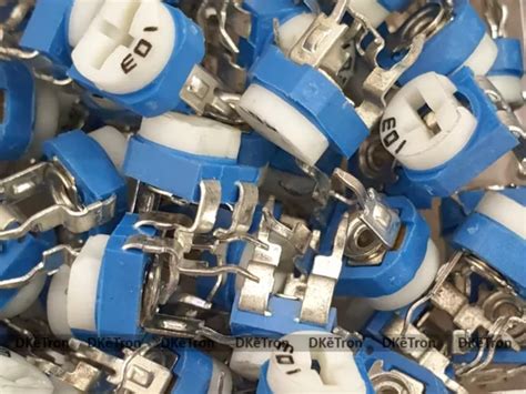 10k Ohm Variable Resistor Rm065 Package Trimpot Trimmer Potentiometer Dkētron
