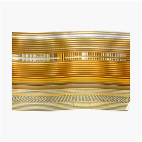 Golden Train Abstract Photography Sue Mcarthur Photography Poster For
