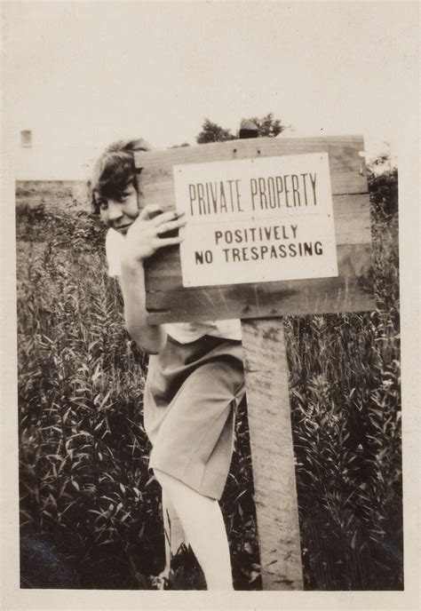 Untitled Woman With No Trespassing Free Photo Rawpixel