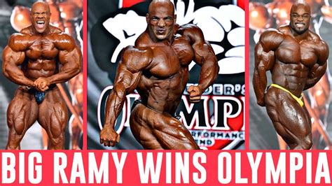 Big Ramy Mamdouh Elssbiay Wins 2020 Mr Olympia Vs Brandon Curry