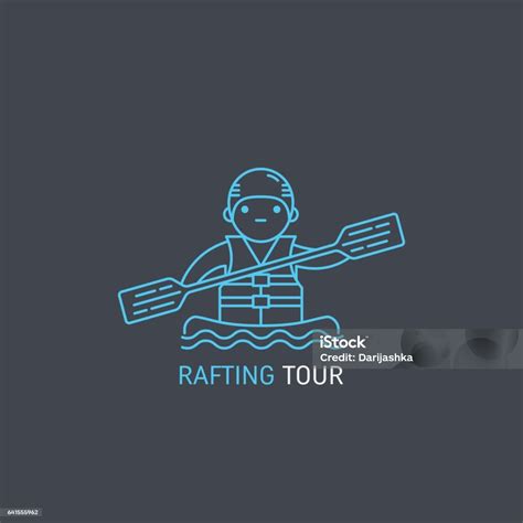 Desain Logo Arung Jeram Ilustrasi Stok Unduh Gambar Sekarang Alam
