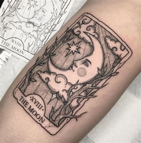 Sun And Moon Tarot Card Tattoos Printable Calendars AT A GLANCE
