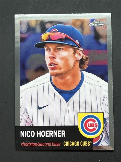 2022 Topps Chrome Platinum Anniversary 216 Nico Hoerner Chicago Cubs