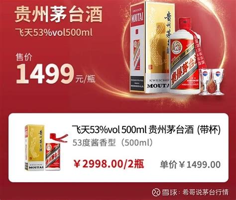 2024年8月4日茅台行情！飞天上涨 53vol500ml贵州茅台酒2023年11月1日上调出厂价，平均上调幅度约为20，根据约20的