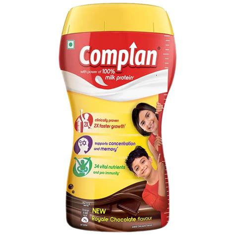 Complan Nutrition And Health Drink Royale Chocolate Flavour 1 Kg Jar
