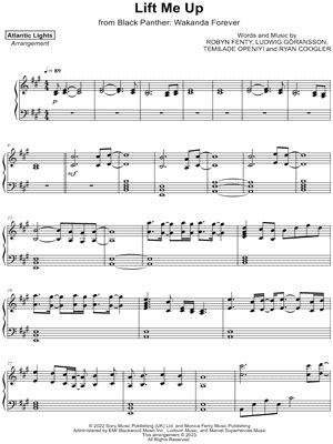 Lift Me Up Sheet Music 40 Arrangements Available Instantly Musicnotes
