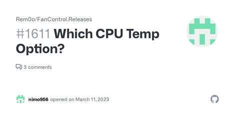 Which Cpu Temp Option · Issue 1611 · Rem0ofancontrolreleases · Github