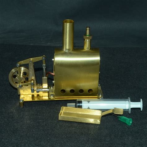 11 3 X 4 5 X 10cm Mini Pure Copper Steam Engine Model With Boiler