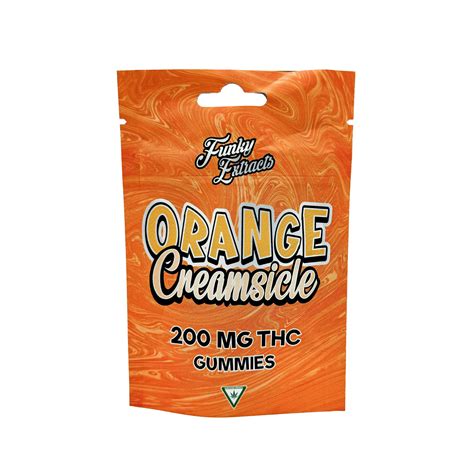 Funky Extracts Gummies Orange Creamsicle 200mg Funky Extracts