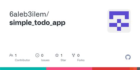 github 6aleb3ilem simple todo app