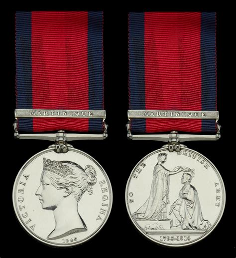 Bid Now The Military General Service Medal Awarded To Captain Thomas