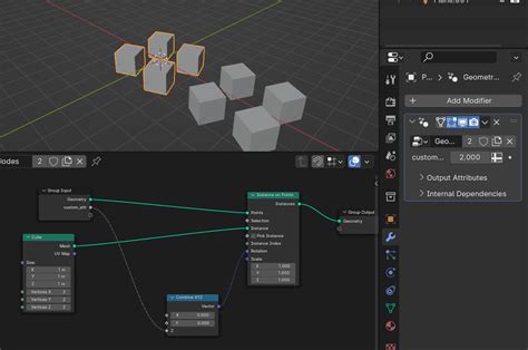 how to feed new parameters on each instances in geometry nodes