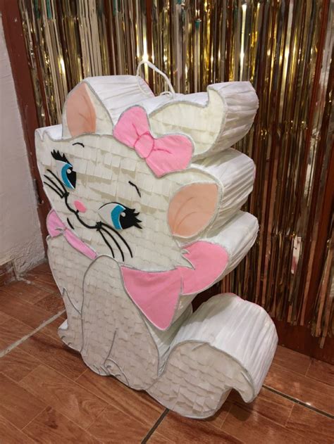 Piñata de Marie Fiestas temáticas de gato Fiestas de cumpleaños del