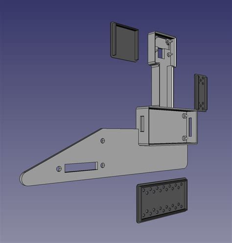 Free Stl File Octoprint Rasberry Zero 2 Mount With Camera For Creality