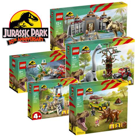 Nouveautés LEGO Jurassic Park cinq sets pour fêter le 30ème