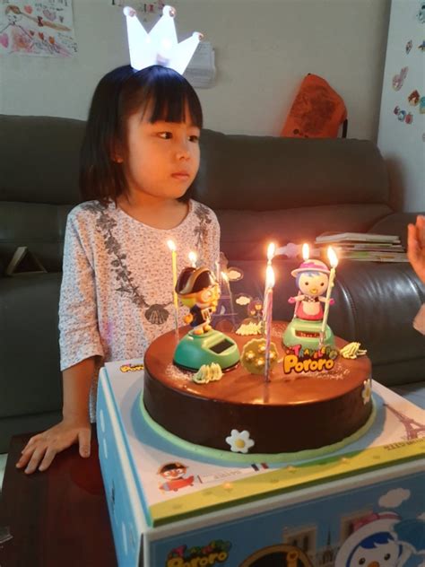 뽀로로 생일케이크 롤러스케이트 생일선물 아빠와딸 [써아빠] 네이버 블로그