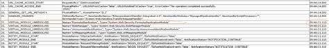 Slow ASP NET Response VIRTUAL MODULE UNRESOLVED In IIS Failed Request
