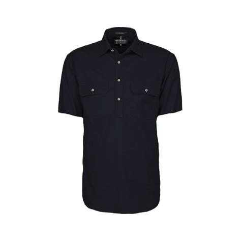 Ritemate Mens Closed Front Pilbara Shirt Rm200cfs Western Work Wear