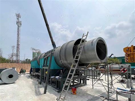 Install BST 50 Biomass Carbonization Machine In Thailand Beston