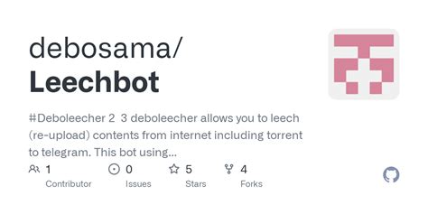 Github Debosamaleechbot Deboleecher 2 3 Deboleecher Allows You To