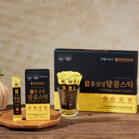 6년근 홍삼정 달콤스틱 10g30포
