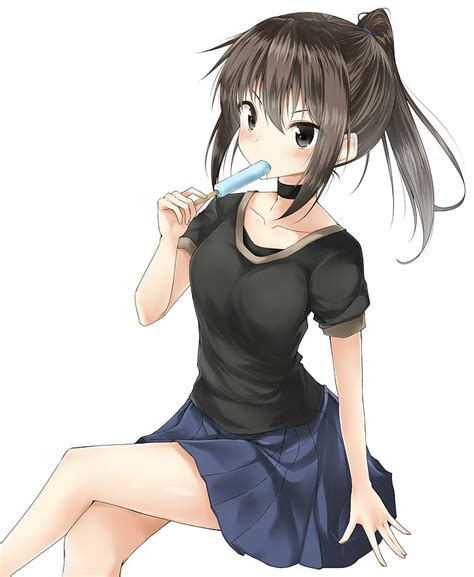 Anime Girl Eating Ice Cream Telegraph