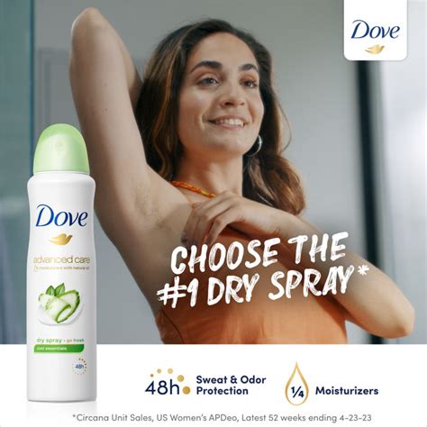 Dove Advanced Care Dry Spray Antiperspirant 1 Dry Spray Advanced
