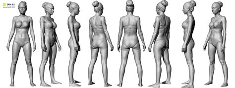 New Scan Models Teaser Shots Behance